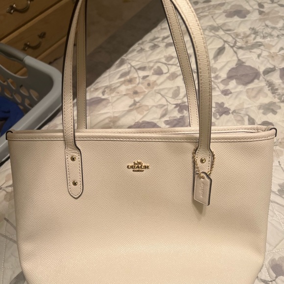 Coach | Bags | Coach White Mini Purse | Poshmark